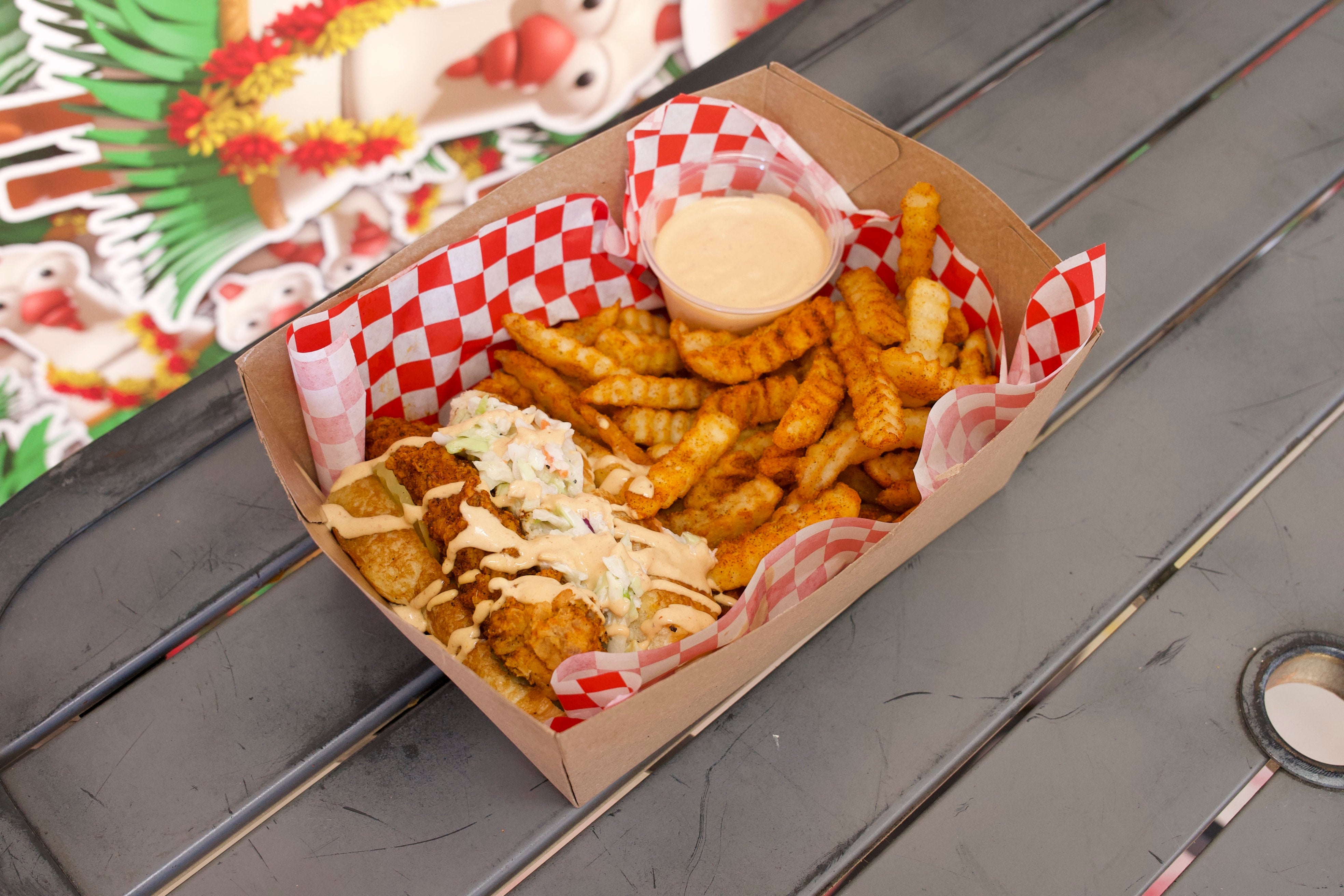 Sandwich + Fries | Hawaiian Hot Chicken
